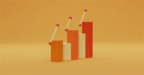 재무 데이터 분석 및 비즈니스 성장 및 노란색 배경에 막대 그래프 3d 렌더링 그림 사진 Unsplash의 사업 이미지
