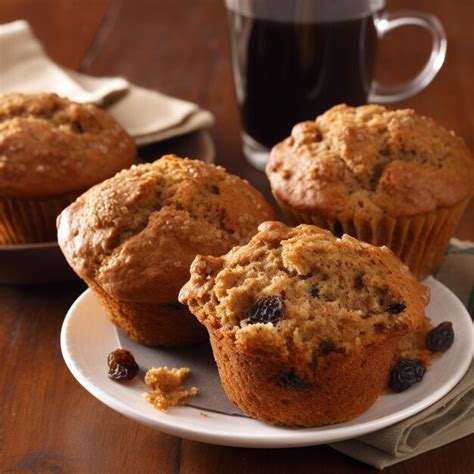 Premium Ai Image Raisin Bran Muffins