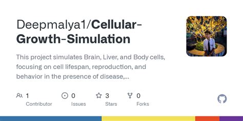 Github Deepmalya1cellular Growth Simulation This Project Simulates Brain Liver And Body