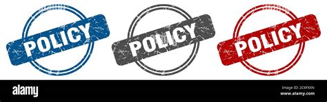 Policy Stamp Policy Sign Policy Label Set Stock Vector Image And Art