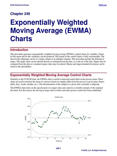 ewma charts download free pdf standard deviation normal distribution