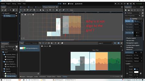 Large Tile Doesnt Snap To Grid Using Tilemap Why Is That Rgodot