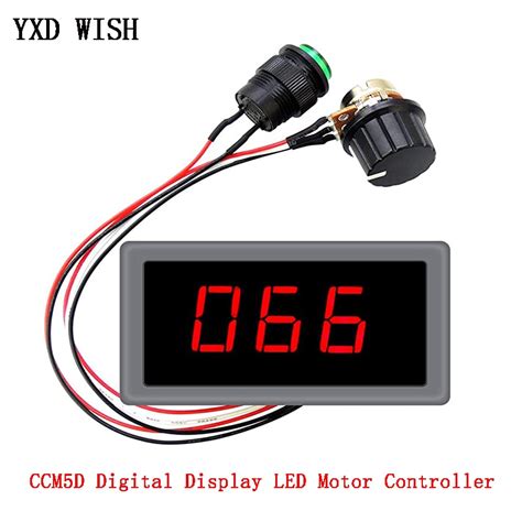 Dc 6v 12v 24v 5a Verstelbare Pwm Dc Motor Speed Co Grandado