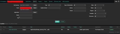 Configure Aide File Integrity Check Server Monitoring In Zabbix To