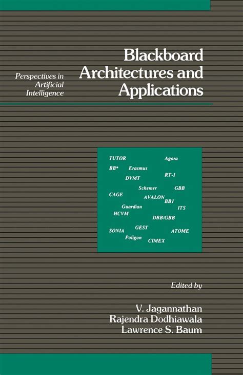 Blackboard Architectures And Applications Ebook Alletext
