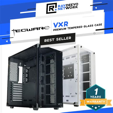 Tecware Vxr Tg Premium Tempered Glass Atx Gaming Case [atx Matx Mini Itx] Lazada