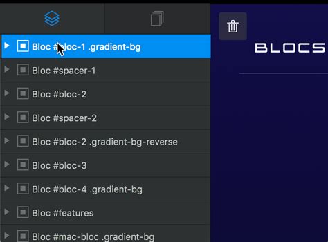 Layer Tree Blocs User Documents
