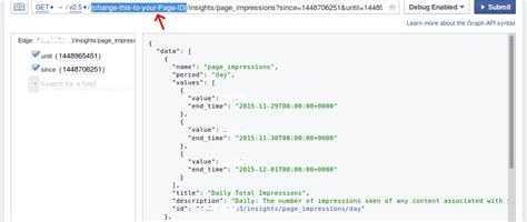 Facebook Api Using Insights Php Sdk Stack Overflow