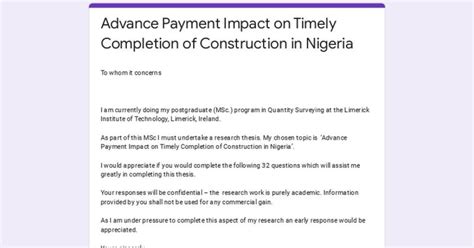 Abiodun Ayinde Mrics Mniqs On Linkedin Hello I Am Currently Carrying Out A Research That