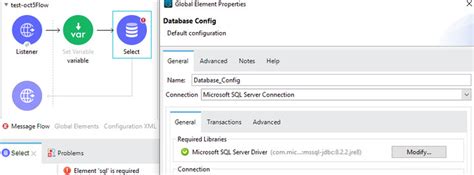 Sql Db Connection On Mule 4