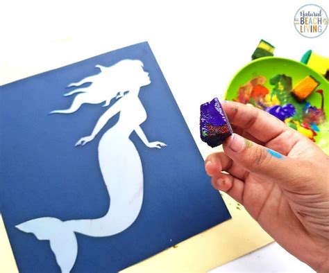 Mermaid Art For A Beautiful Under The Sea Activity Natural Beach