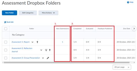 Mark Marking Assessments In The Dropbox