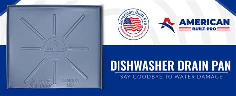 Amazon Com American Built Pro HDPE Dishwasher Drain Pan Open Ended