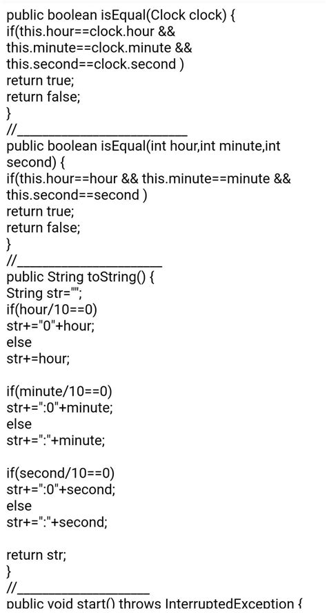 Solved Clockjava Import