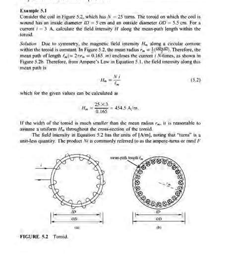 Solved Consider The Core Of Dimensions Given In Example 51 The Coil