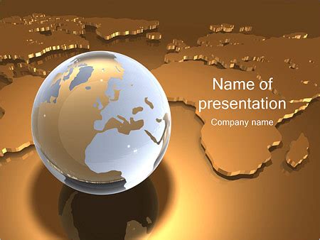 World Map Template For Powerpoint