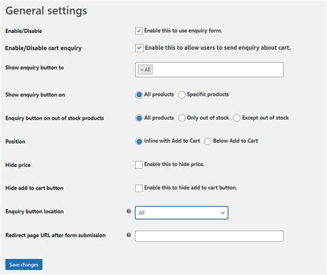 Enquiry Form For Woocommerce Documentation