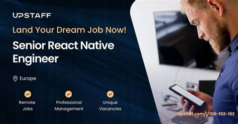 upstaff on linkedin hiring senior reactnative engineer