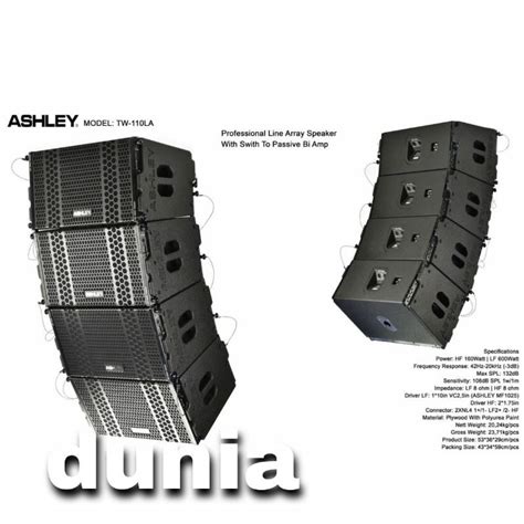 Jual Speaker Line Array Ashley TW 110 LA Original Passive Array TW 110LA Shopee Indonesia