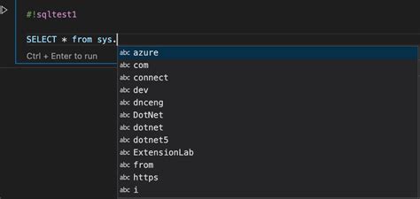 Mssql Intellisense Doesnt Work On Mac · Issue 1050 · Dotnet