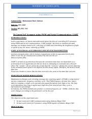 IOT LAB REPORT 04 19L1268 Docx INTERNET OF THINGS IOT EXPERIMENT 04 Submitted By Muhammad