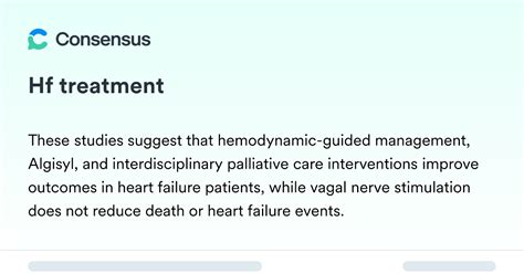 Hf Treatment Consensus Academic Search Engine