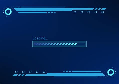 premium vector technology background technology loading screen