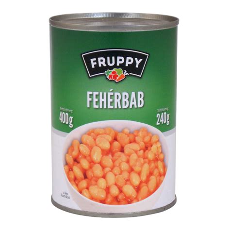 Fruppy Fehér Bab Konzerv 400 G Webáruház 399 Ft Fruppy Fehér Bab Konzerv 400 G Rendelés Árak