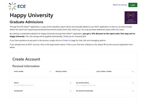 Ece Select Application Discount And Free Report Copy