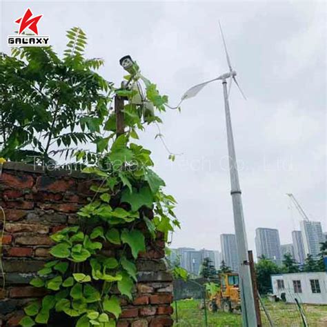 5kw Civilian Variable Pitch Wind Turbine With Controller