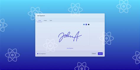 How To Create A React Signature Pad Nutrient