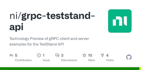 GitHub Ni Grpc Teststand Api Technology Preview Of GRPC Client And Server Examples For The