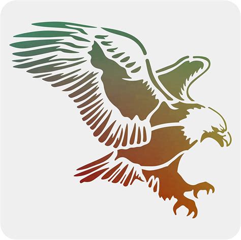 Printable Bald Eagle Stencil Printable Stencils