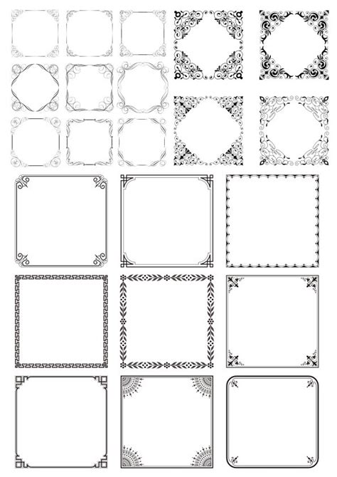Border Frames Free Vector Cdr Download