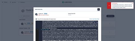 Kubeconfig Update Error · Issue 4790 · Kubespherekubesphere · Github