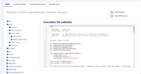 How To Create Overrides For Templates In Joomla 4 Ltheme