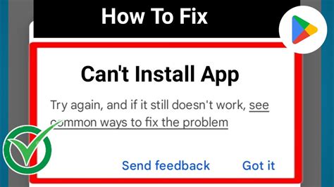 how to solve can t install app problem on playstore can t install app