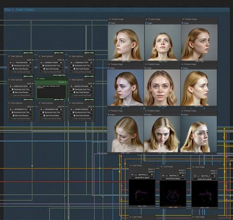 Working On Sdxl Character Sheet Workflow Based On Ipadapter Plus And Controlnet