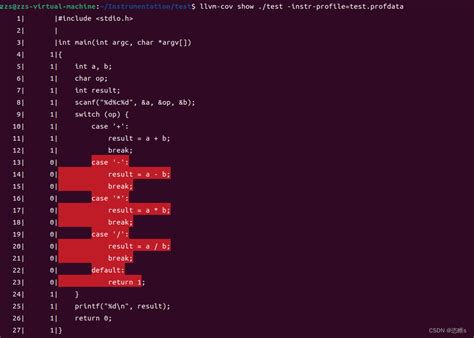Llvm入门教学——code Coverage插桩llvm Cov Csdn博客 Llvm入门教学——code Coverage插桩llvm Cov Csdn博客