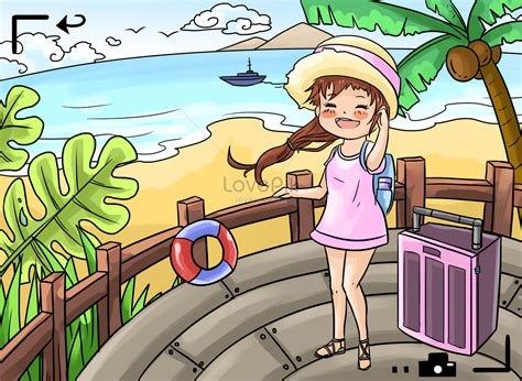 여행 일러스트레이션 일러스트 무료 다운로드 Lovepik