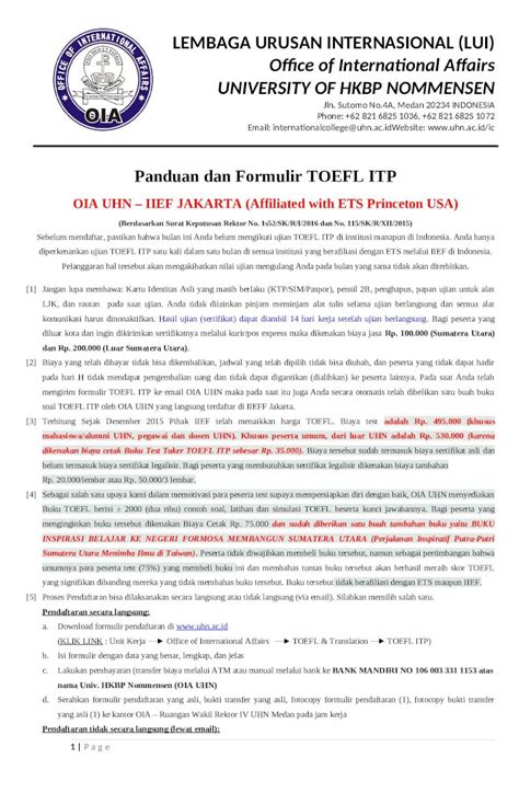 Docx Uhn · Web Viewisi Formulir Dengan Data Yang Benar Lengkap Dan