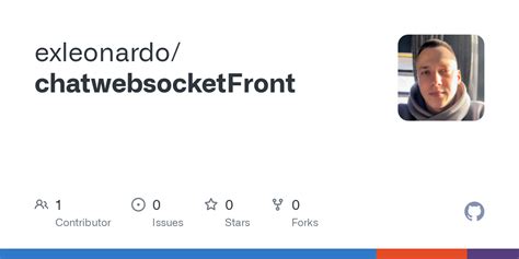 Github Exleonardo Chatwebsocketfront