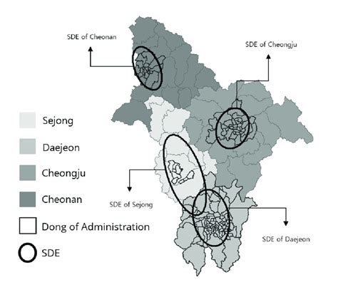 Commuting Standard Deviational Ellipse Sde By City Download Scientific Diagram