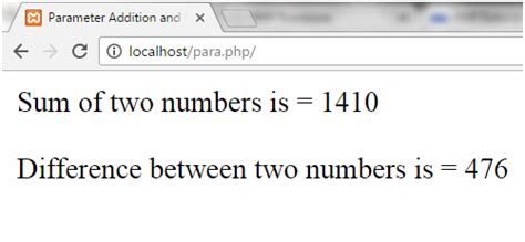 Php Parameterized Function