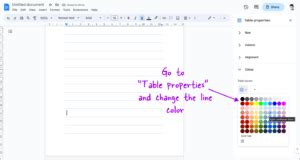 How To Make Lined Paper In Google Docs Free Template Included