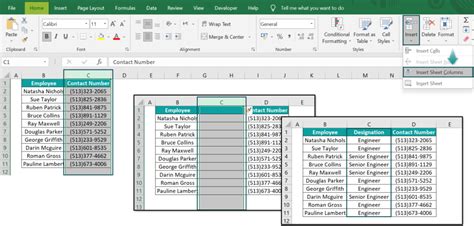 Add Column In Excel How To Add Insert Step By Step Example