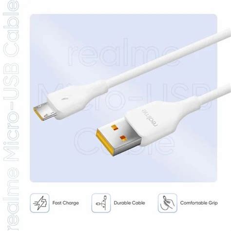 White Realme Micro Usb Cable Micro Usb To Usb At Best Price In Bengaluru Id