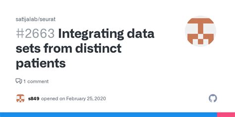 Integrating Data Sets From Distinct Patients · Issue 2663 · Satijalab