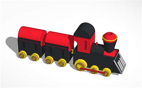 3d Design Train Tinkercad