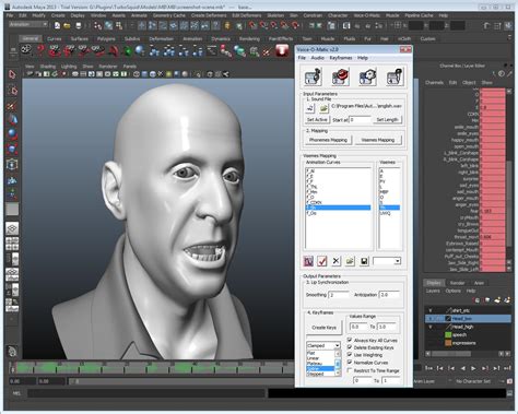 Automated Lip Sync Animation In Autodesk Maya Any Rig Any Language